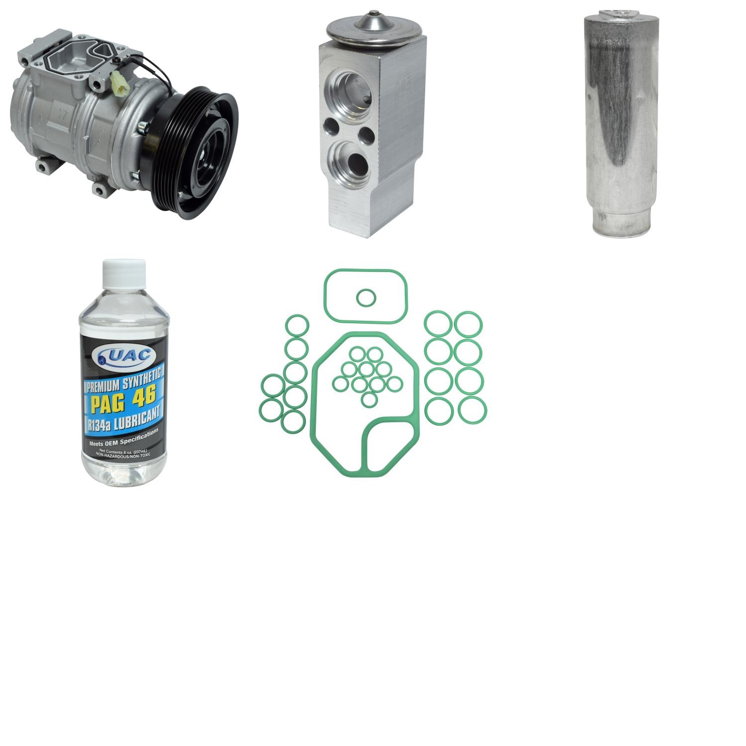 UAC 1993 Toyota Camry DX V6 3.0L A/C Compressor Kit - KT 1865 | AutoBuffy